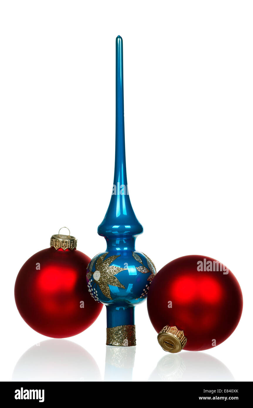 Set of baubles Stock Photo - Alamy