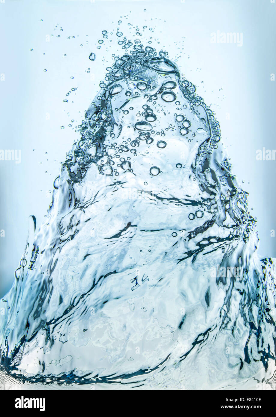 Whirlpool underwater in blue Stock Photo - Alamy
