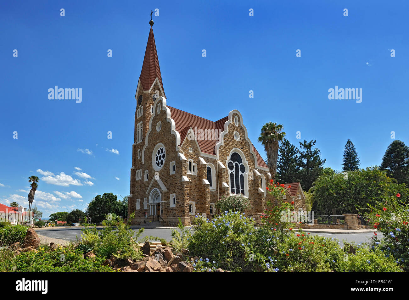 Protestant Church of Christ, 1896, Windhoek, Namibia Stock Photo - Alamy