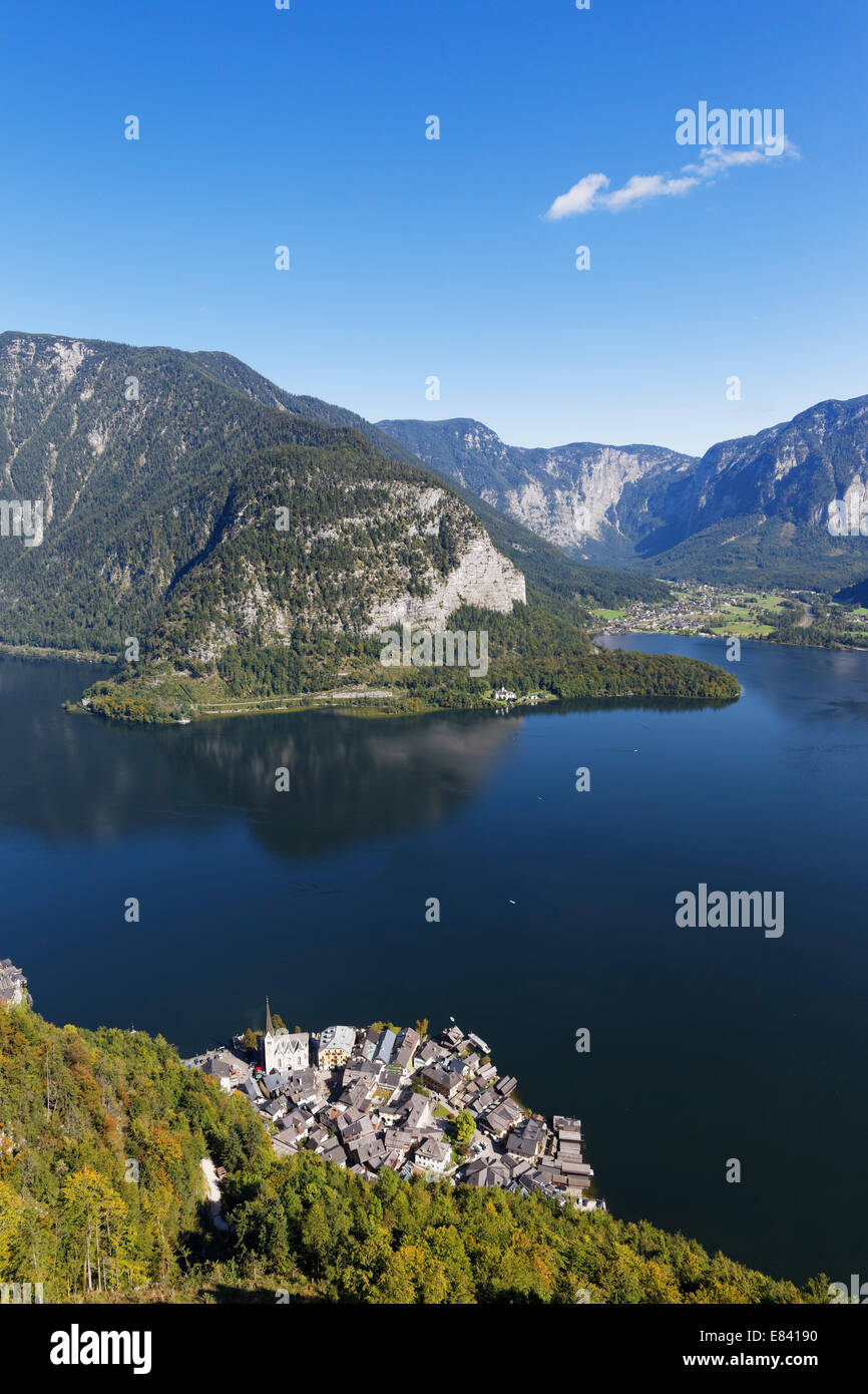 Lake Hallstatt or Hallstätter See, Hallstatt, Salzkammergut, UNESCO ...