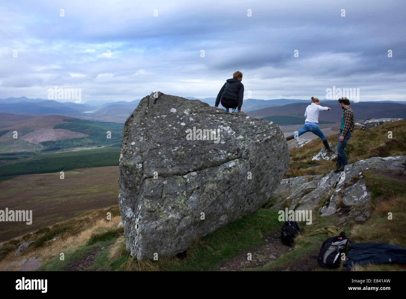 Autumn on Ben Wyvis in the Scottish Highlands Stock Photo - Alamy
