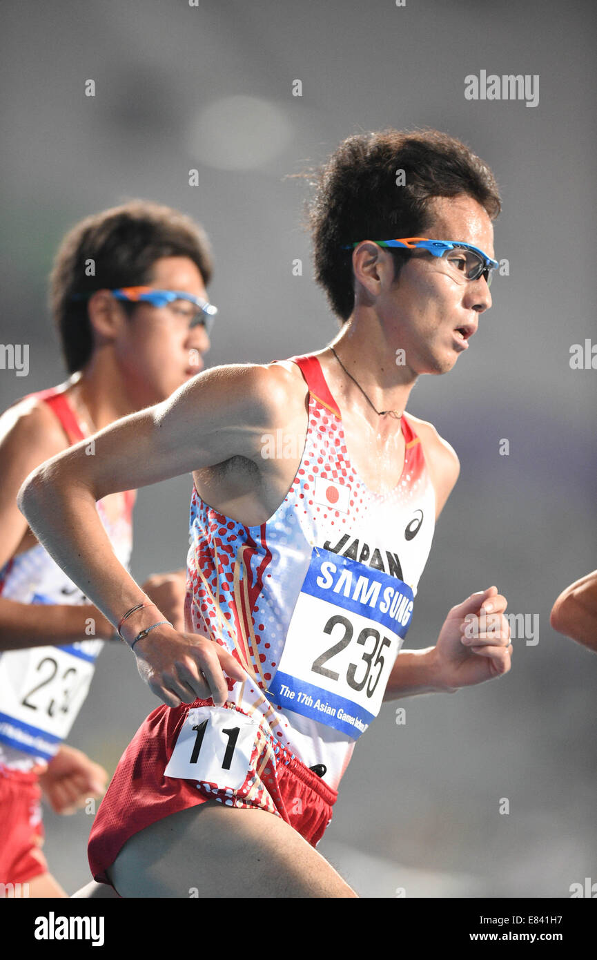 Incheon, South Korea. 27th Sep, 2014. Yuki Sato (JPN) Athletics : Men's ...