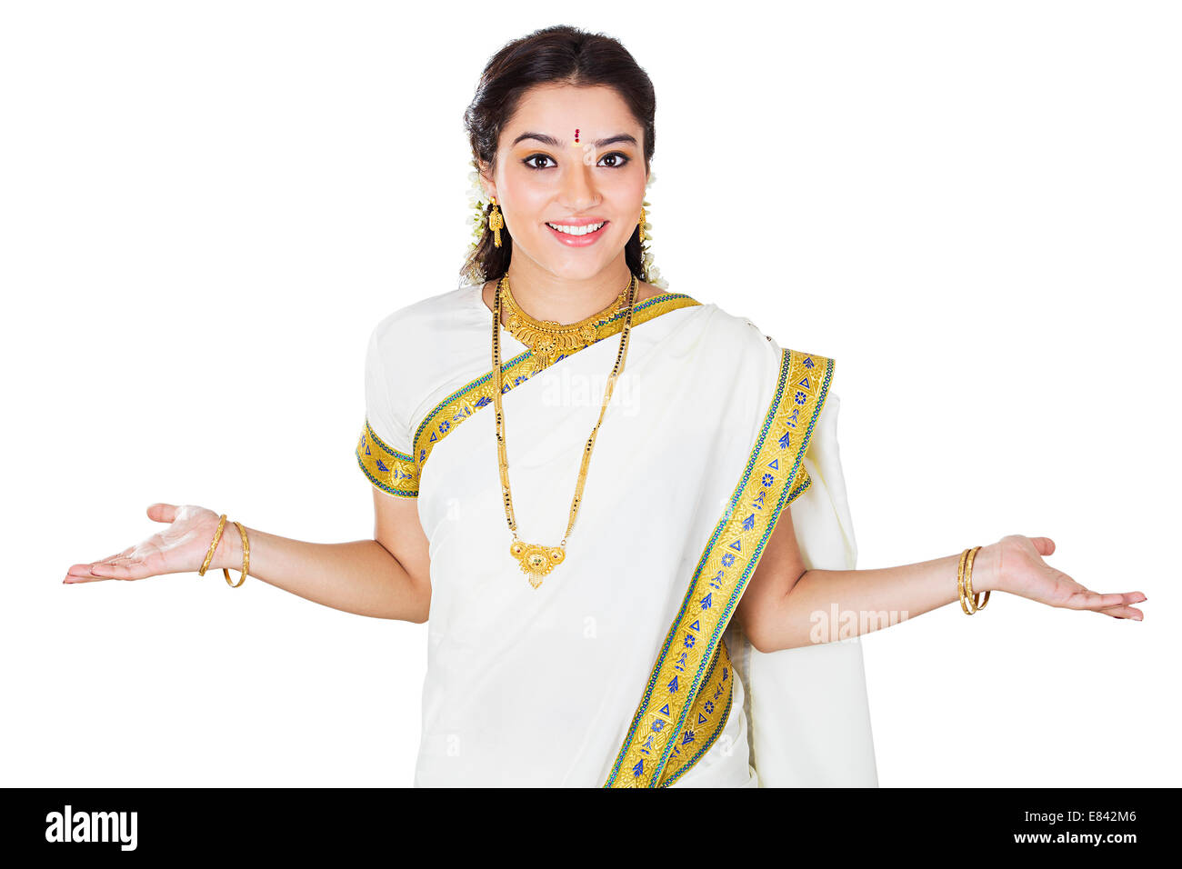 South Indian ladies standing fun Stock Photo - Alamy