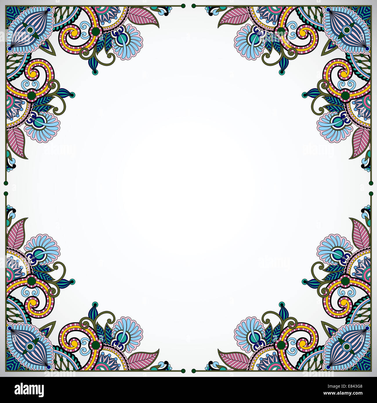 vintage ornamental template Stock Photo - Alamy