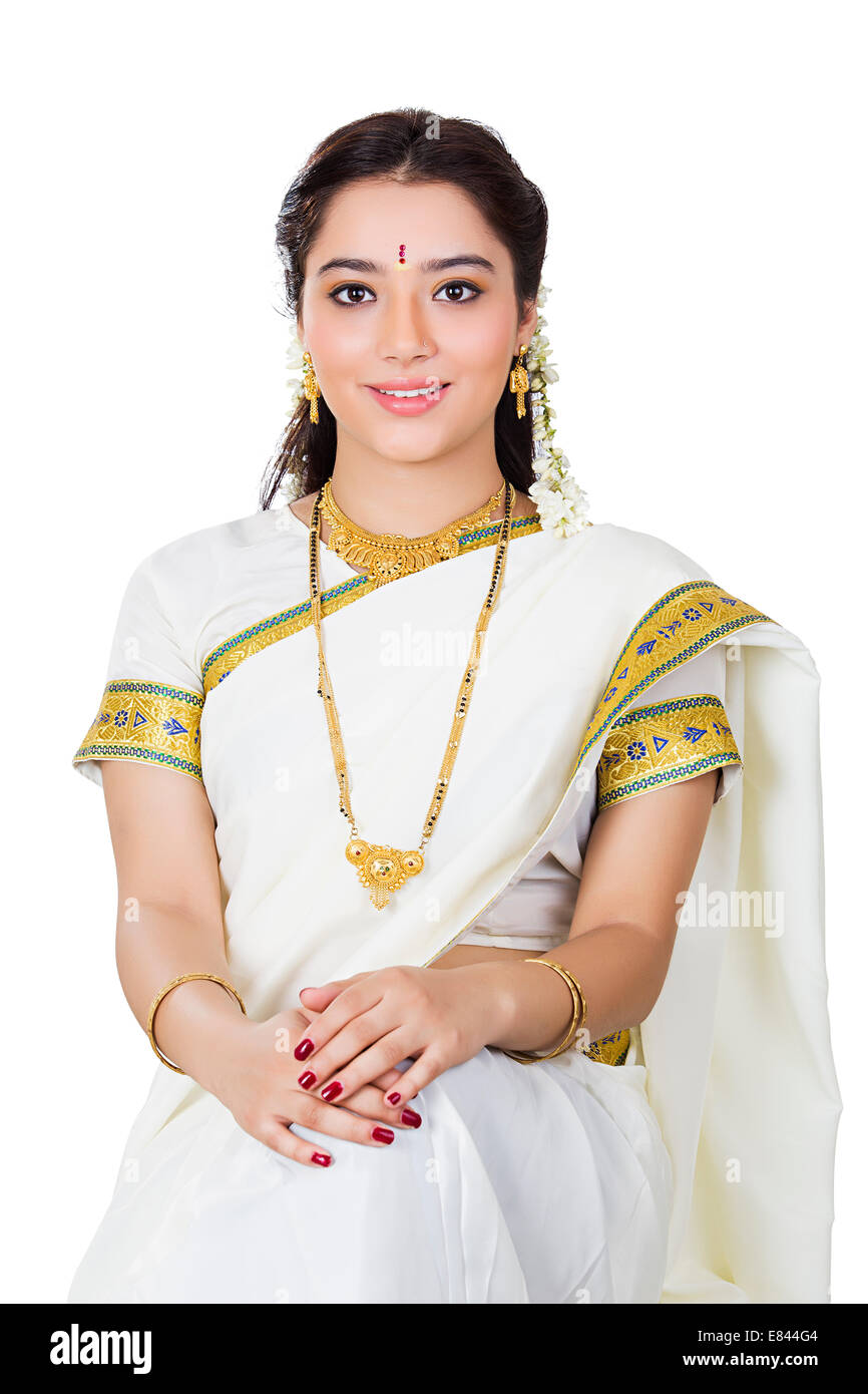 South Indian ladies sitting Stock Photo - Alamy