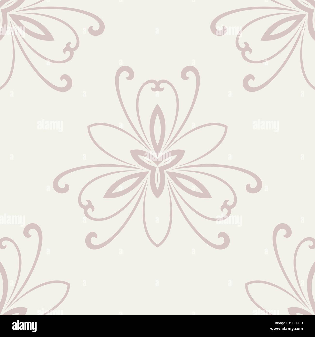 Oriental vector pattern with damask, arabesque and floral elements ...