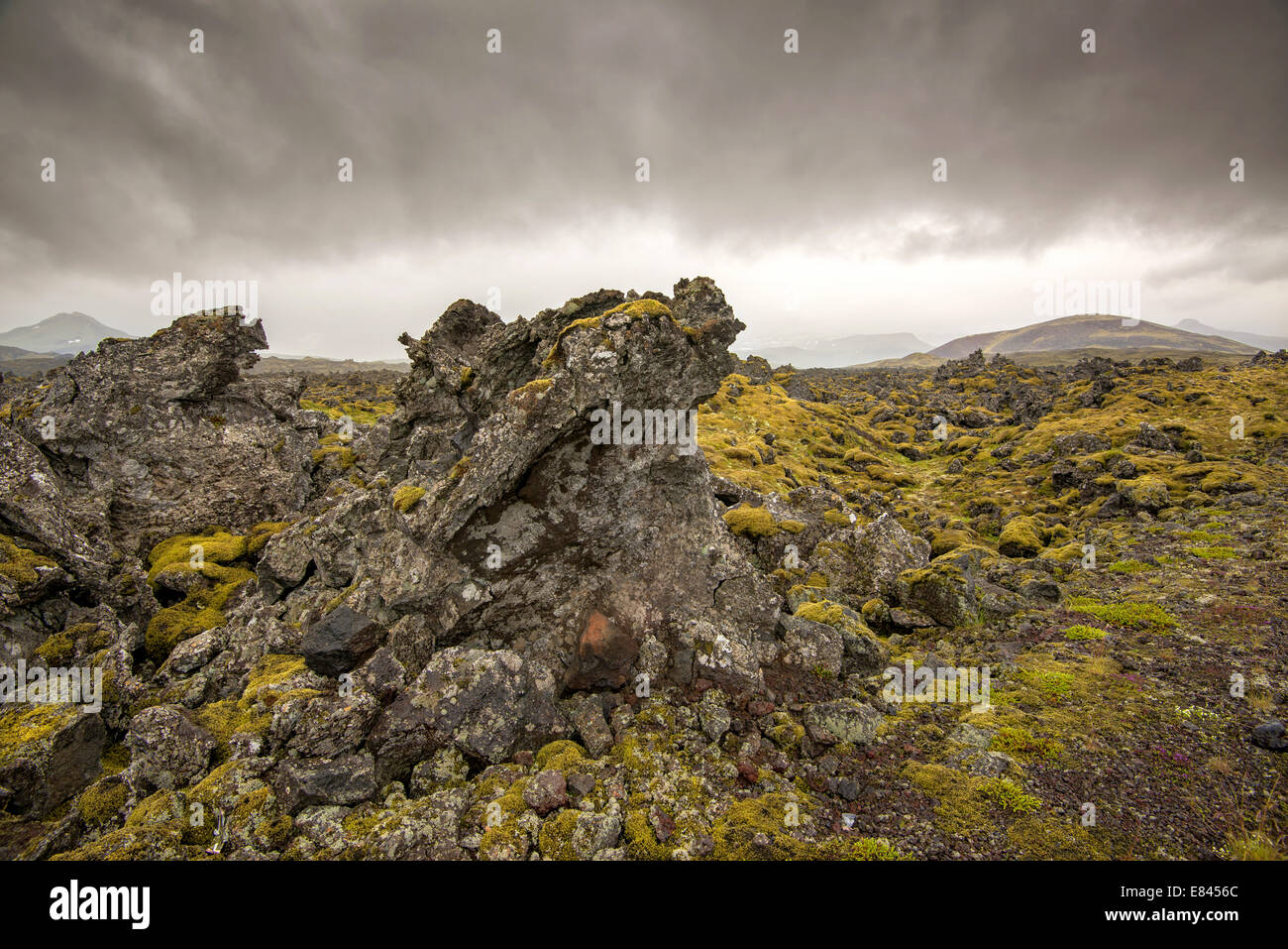 Dramatic rocky and volcanic landscape in Iceland Stock Photo - Alamy