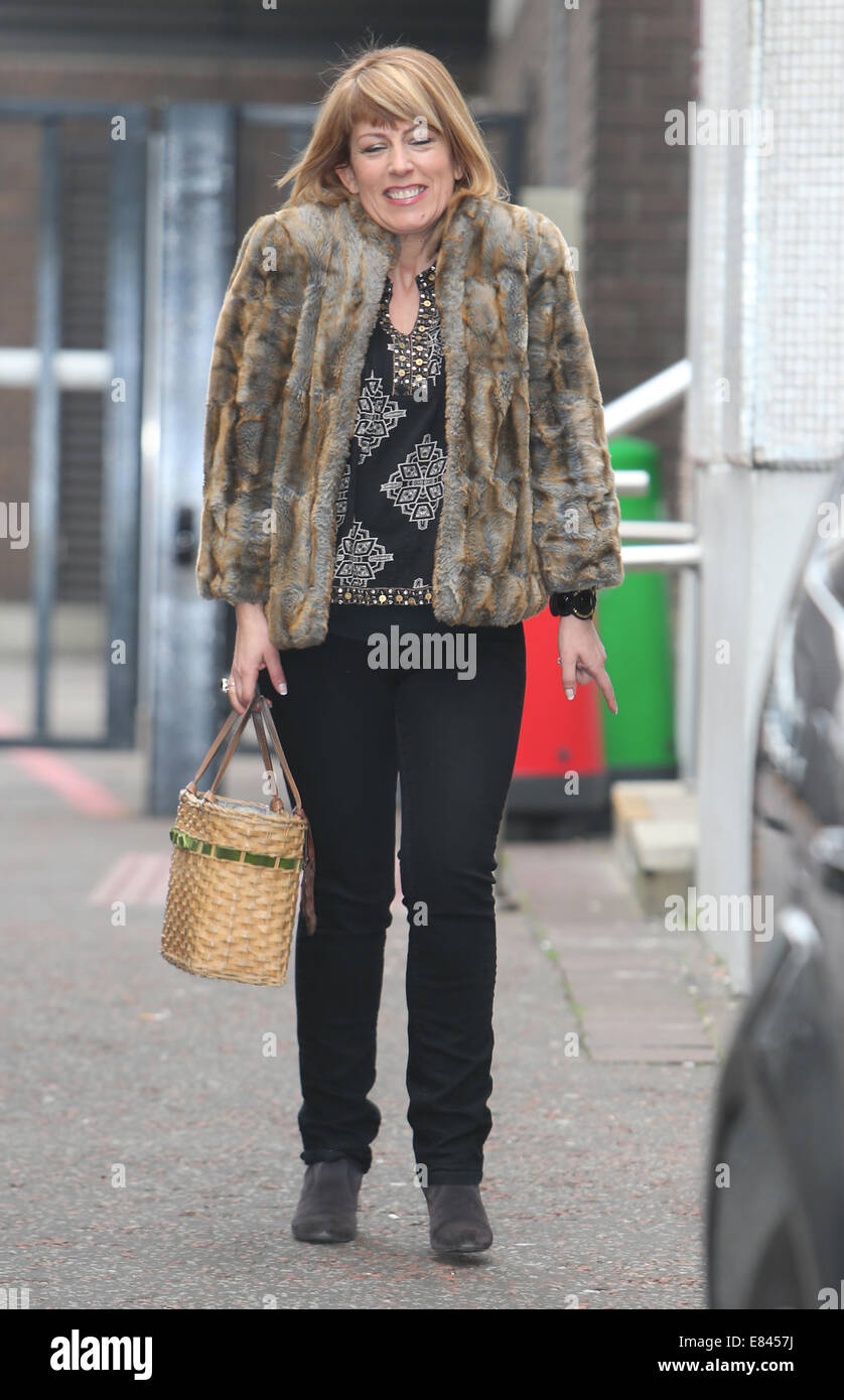 Fay Ripley outside the ITV Studios Featuring: Fay Ripley Where: London ...