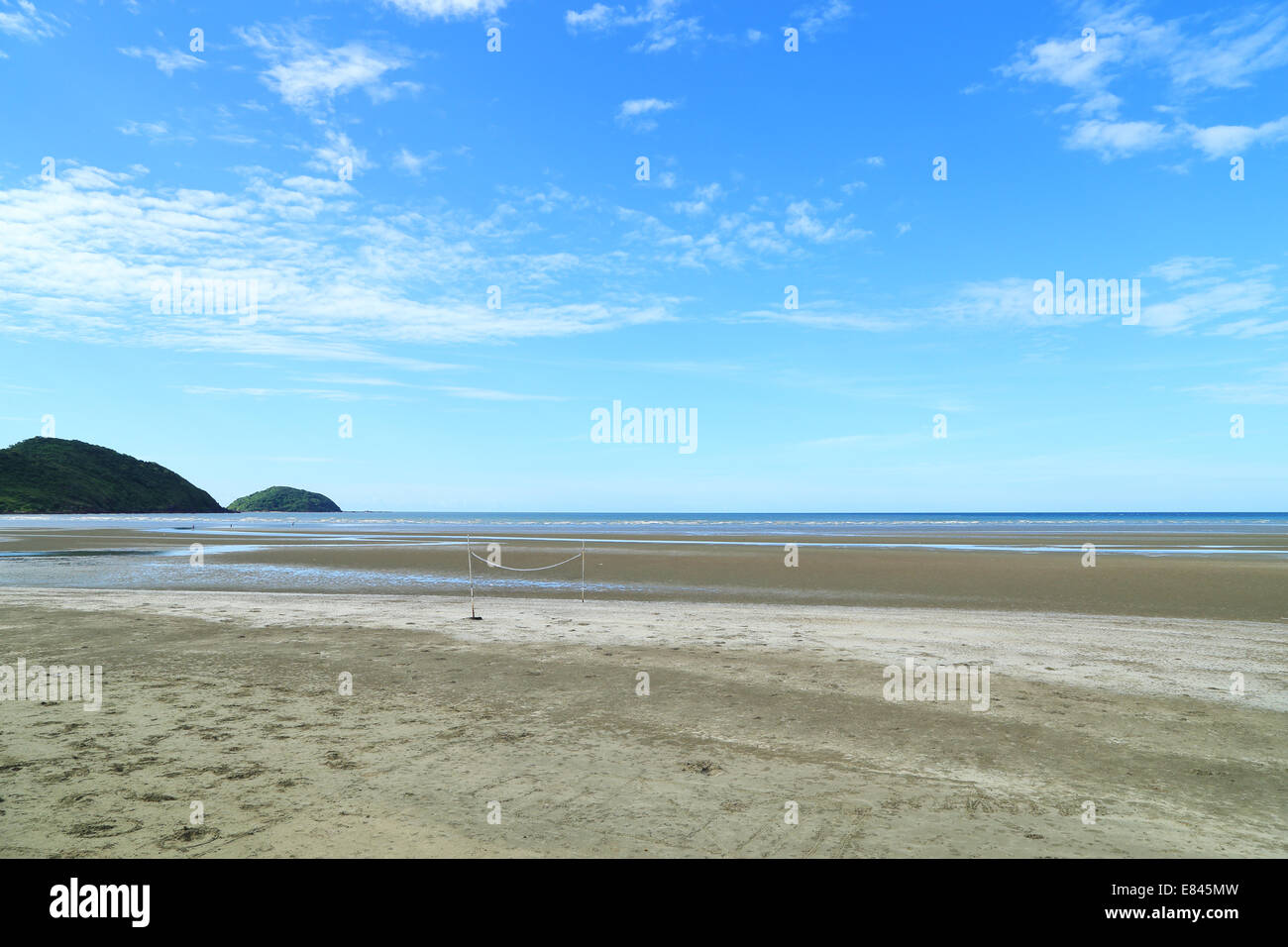 Chao Lao Beach with blue sky at chanthaburi, Thailand Stock Photo - Alamy