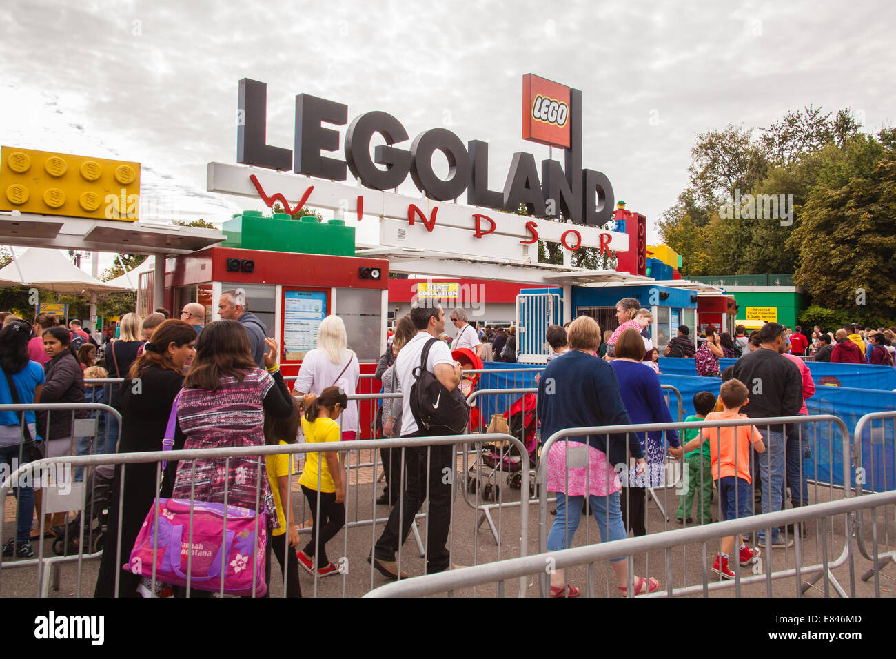 Entrance to Legoland, Windsor, Berkshire, United Kingdom Stock Photo ...