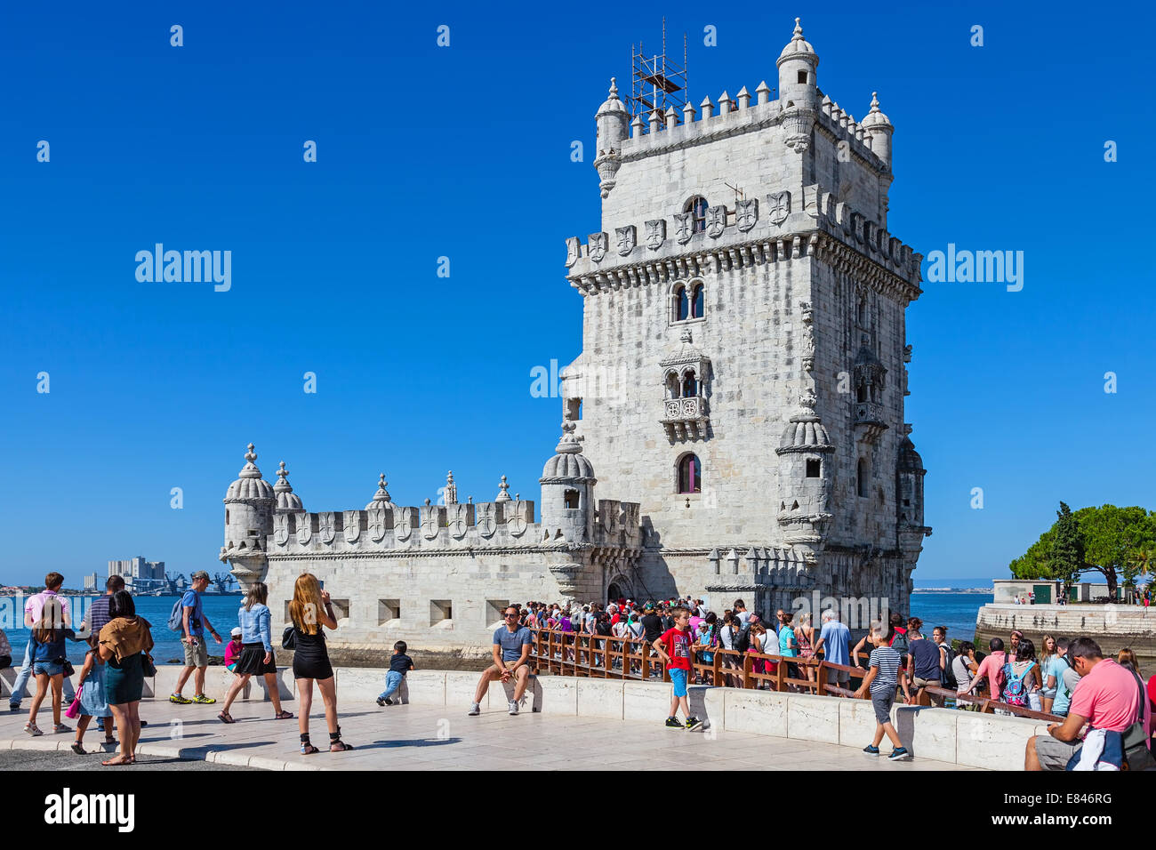 Torre de Belem, a masterpiece of the Manueline Architecture (Portuguese ...