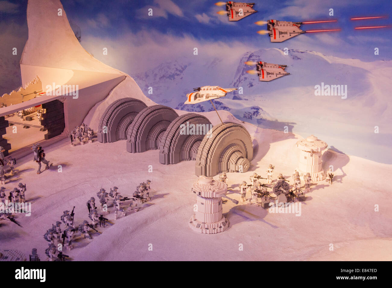 Star wars mini world attraction at Legoland Windsor, London, England ...