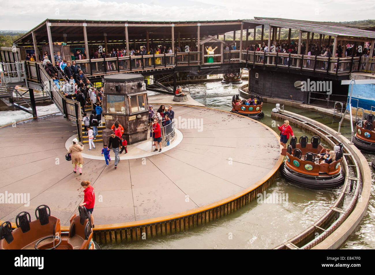 The Vikings River Splash ride at Legoland Windsor, London, United ...