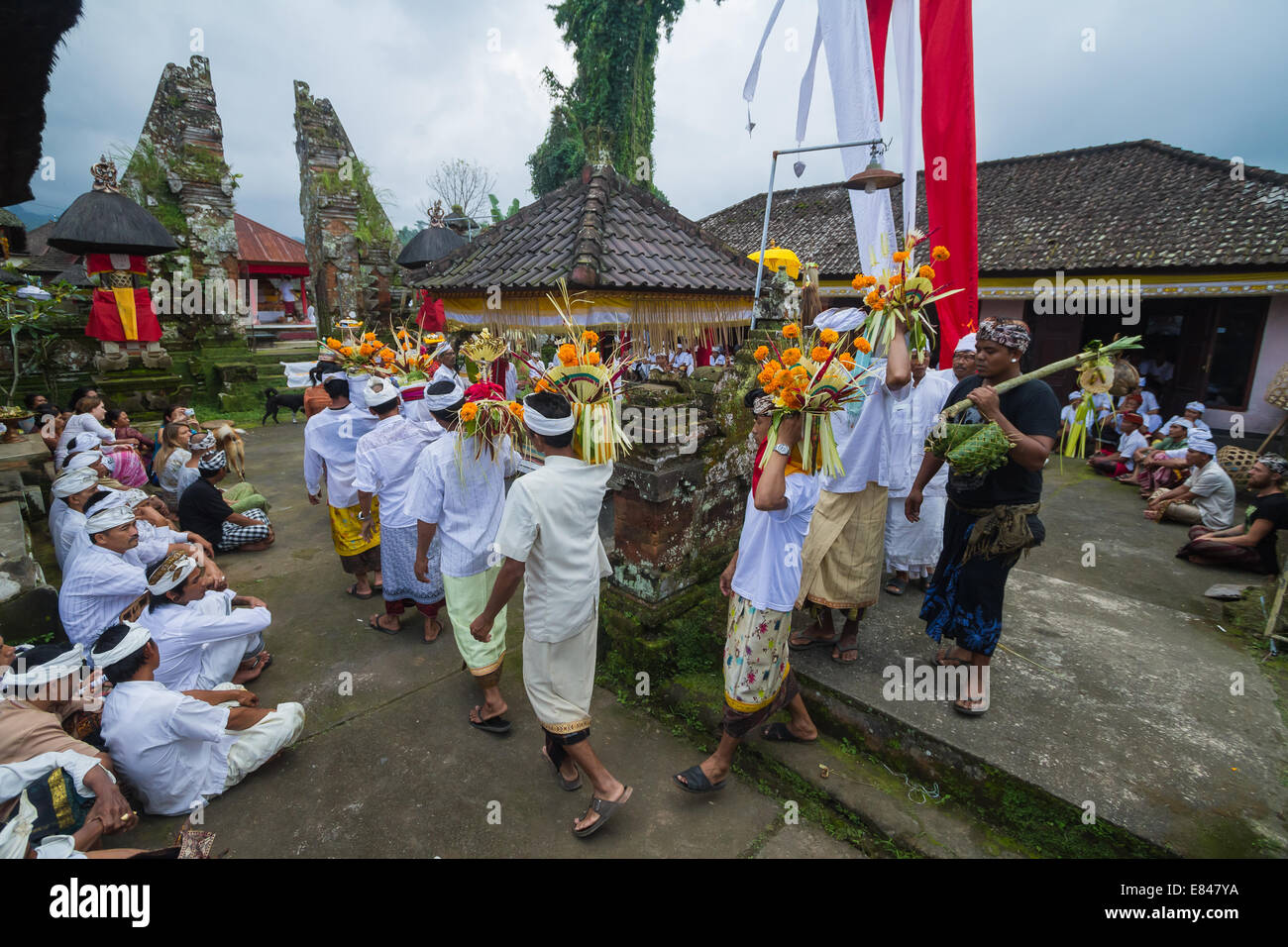 Hindu ceremony. Bali.Indonesia Stock Photo - Alamy