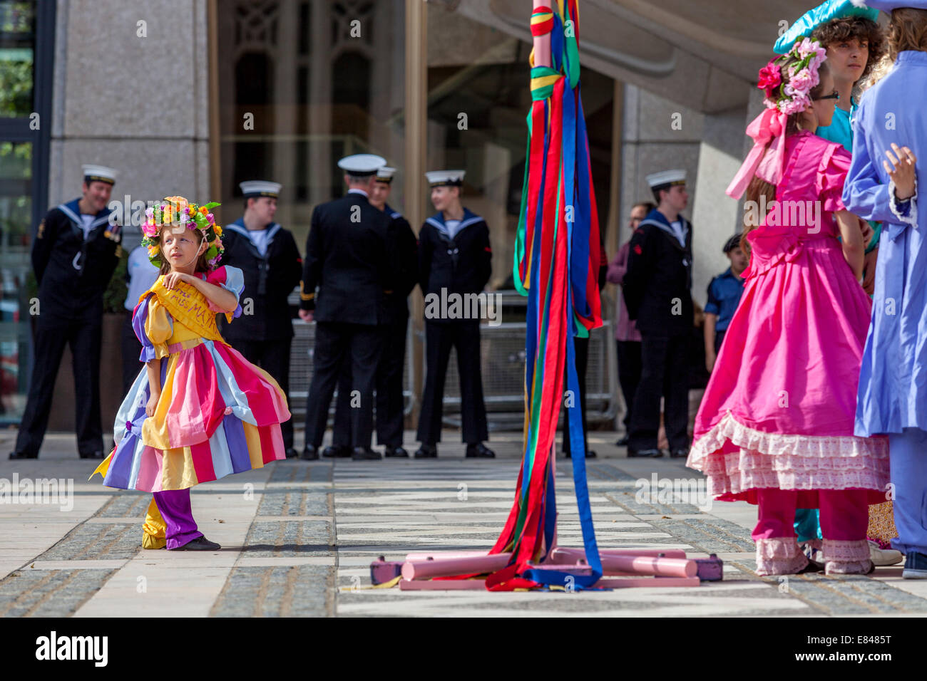 A Young Maypole Dancer, The London Pearly Kings & Queens Society ...