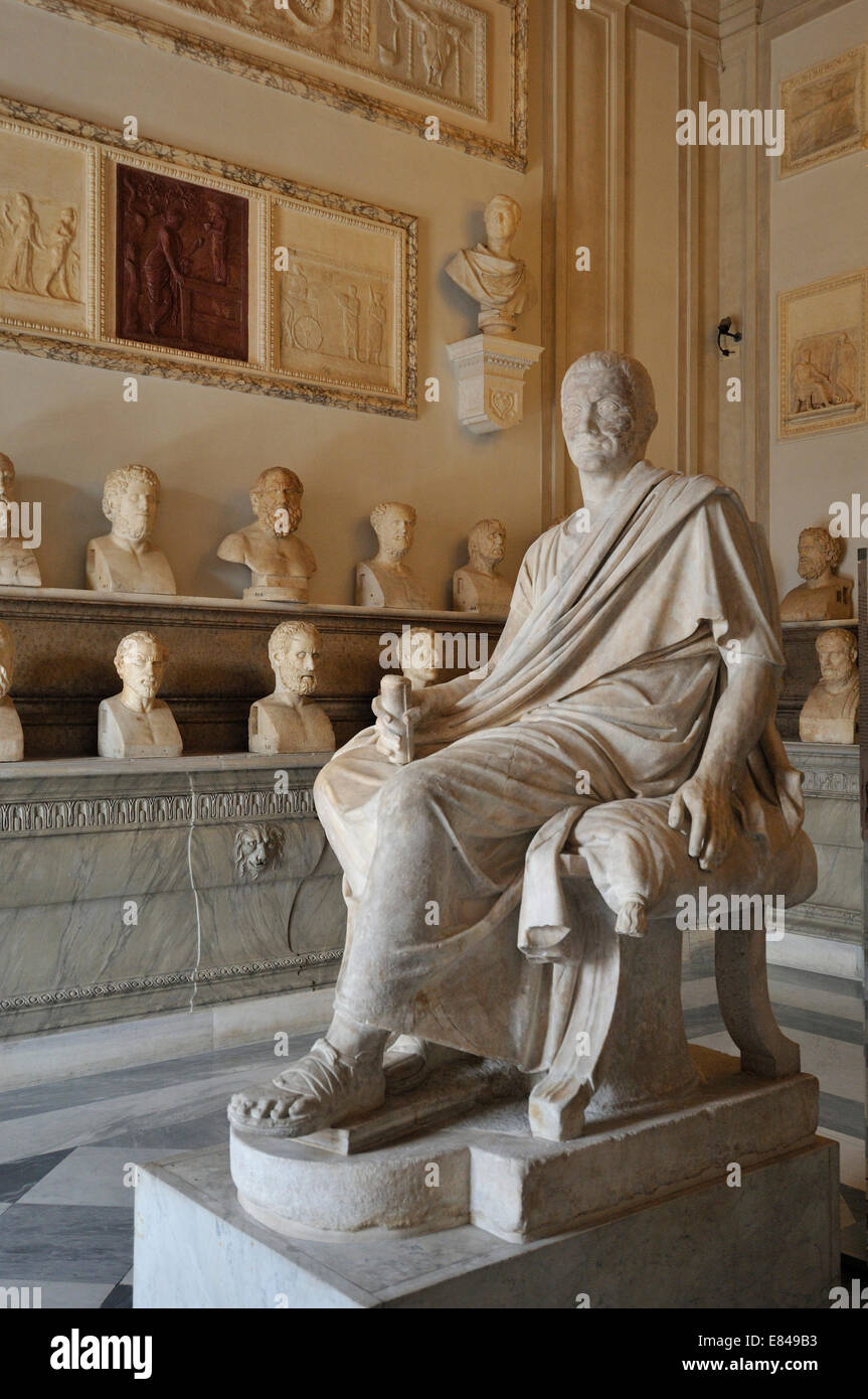 Capitoline Museums Musei Capitolini Rome Italy Hall of Philosophers ...