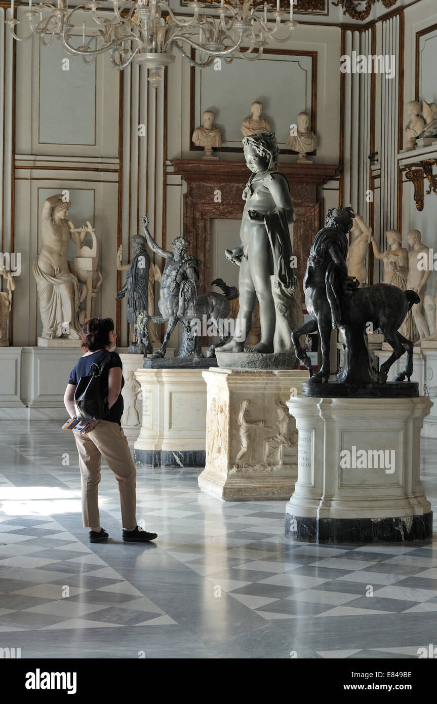 Rome italy capitoline museums hall hi-res stock photography and images ...