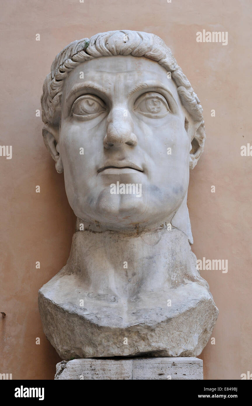 Capitoline Museums Musei Capitolini Rome Italy statue of Roman Emperor ...