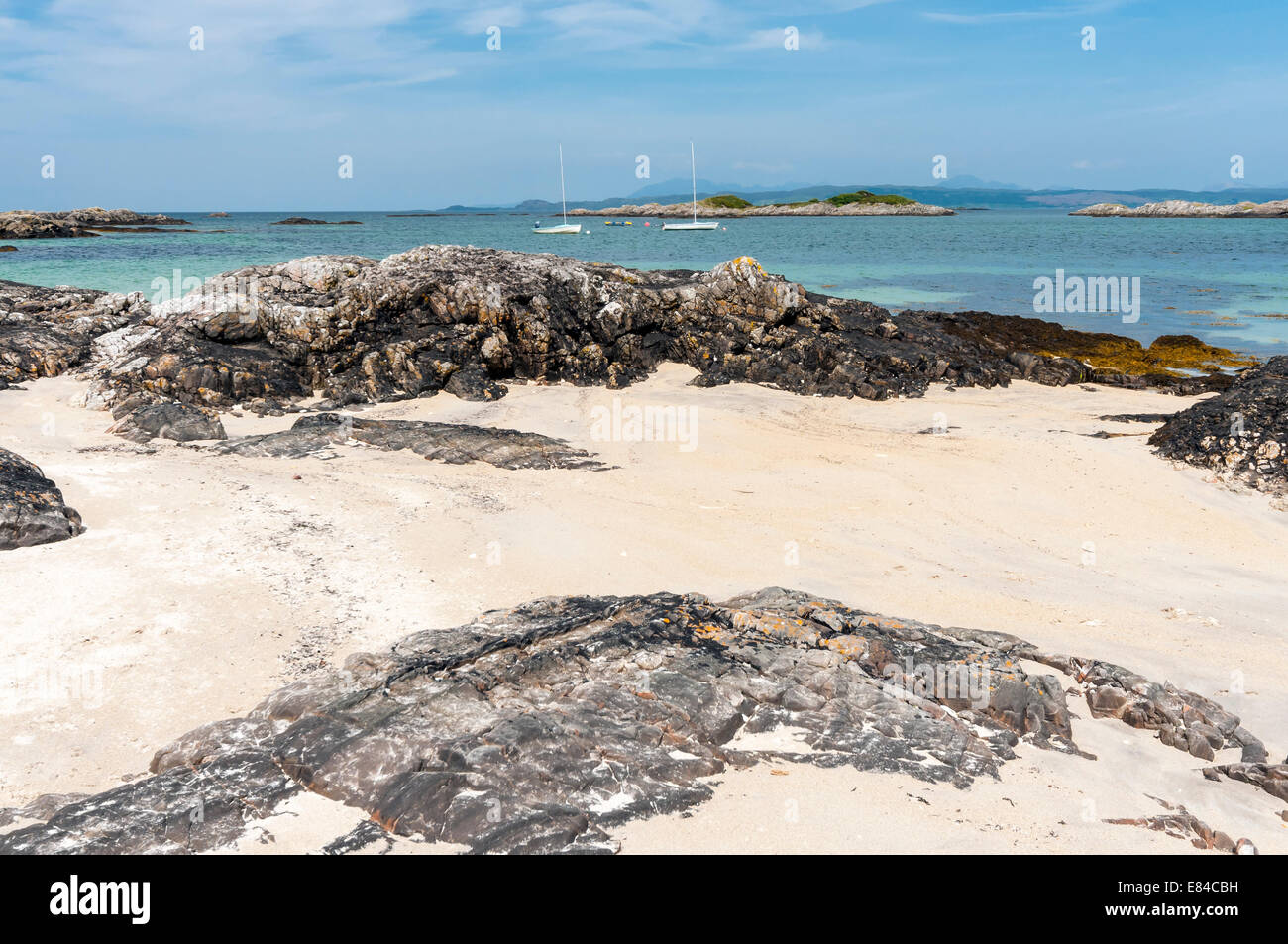White Sands of Morar, Scotland, UK Stock Photo - Alamy