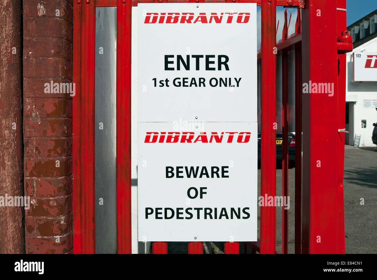 entrance sign at a branch of power tool retailer dibranto, east sheen ...
