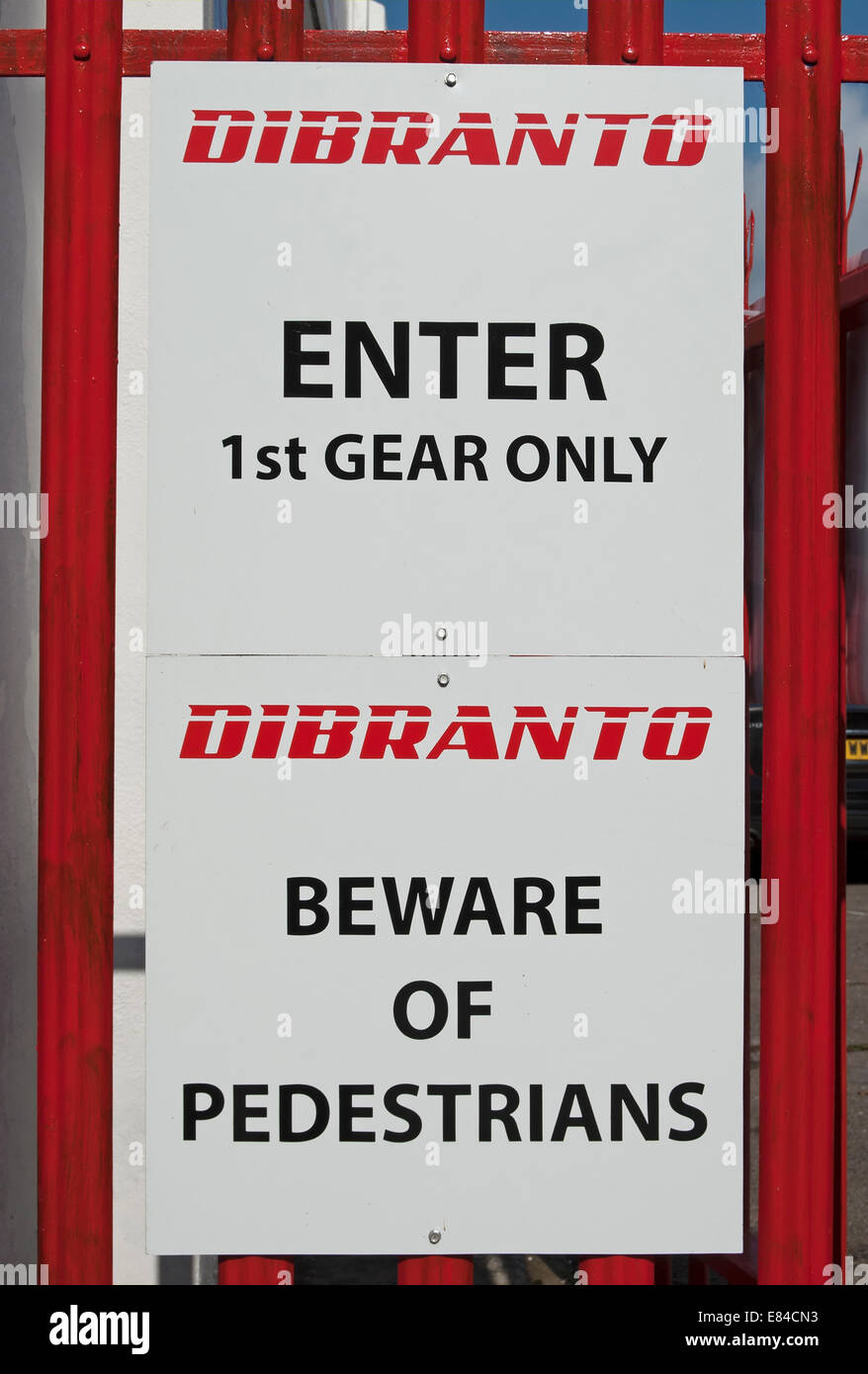 entrance sign at a branch of power tool retailer dibranto, east sheen ...
