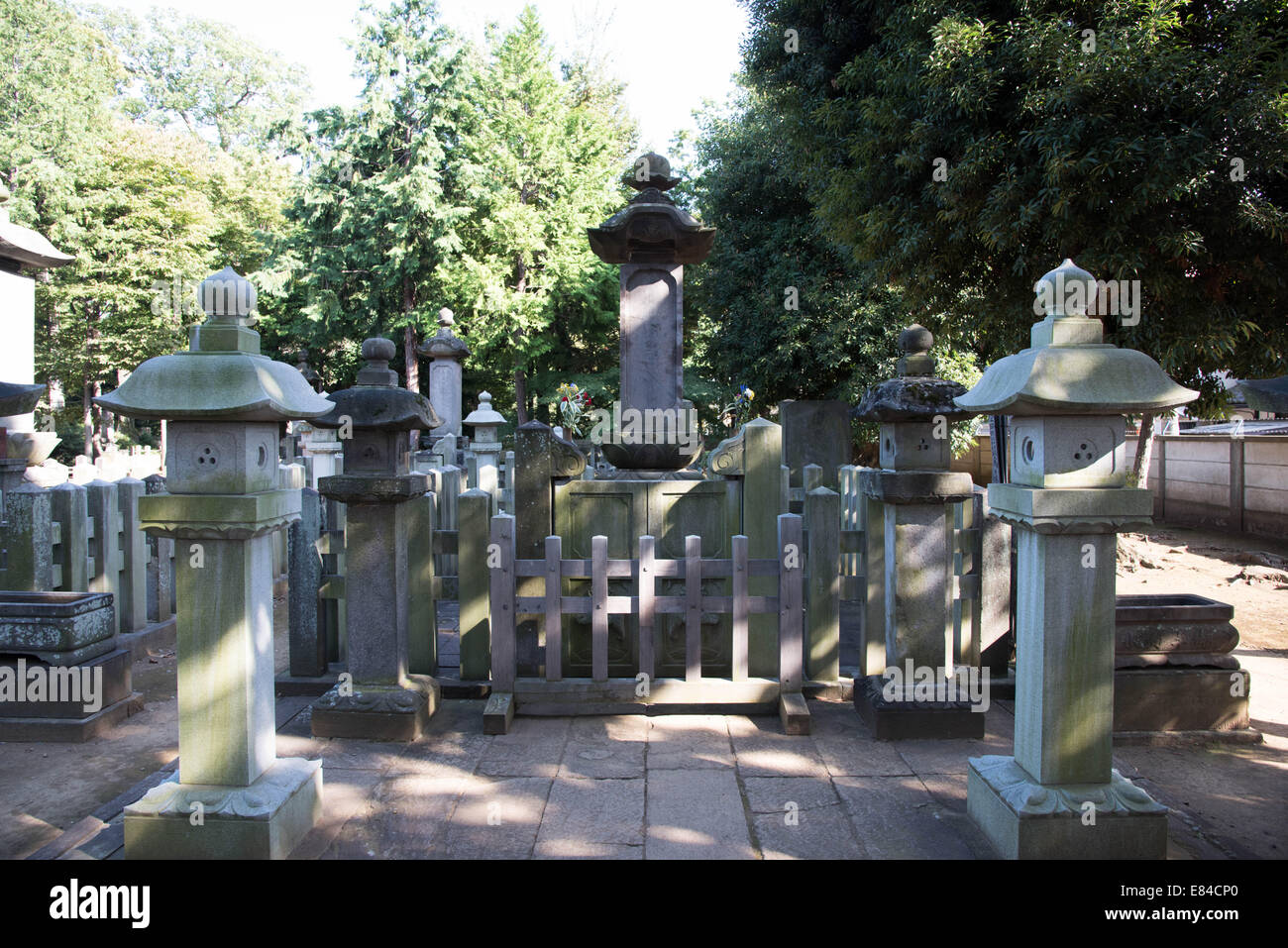 Tomb of the Naosuke Ii,Gotokuji temple,Setagaya,Tokyo,Japan Stock Photo ...