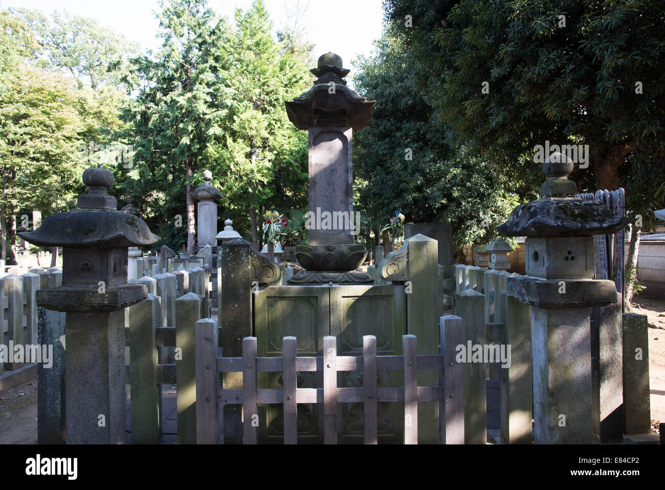 Tomb of the Naosuke Ii,Gotokuji temple,Setagaya,Tokyo,Japan Stock Photo ...