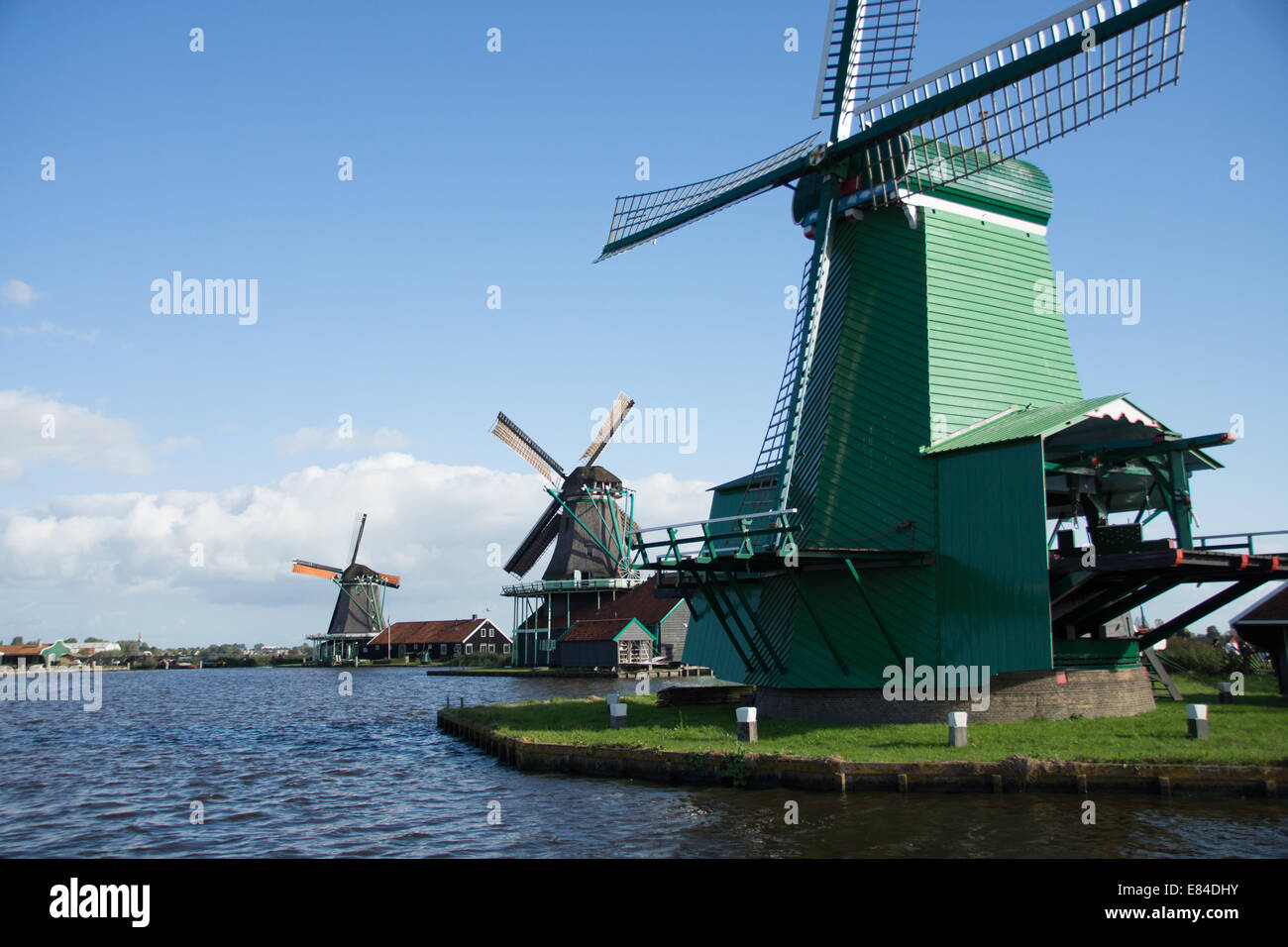 Windmills of Holland Stock Photo - Alamy