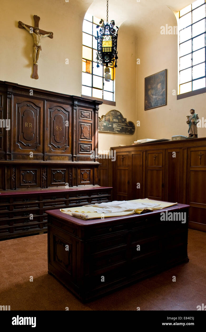 Catholic church sacristy interior hi-res stock photography and images ...