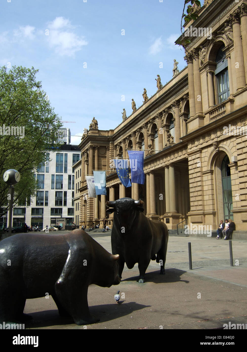 the German stock exchange in Frankfurt am Main Stock Photo - Alamy