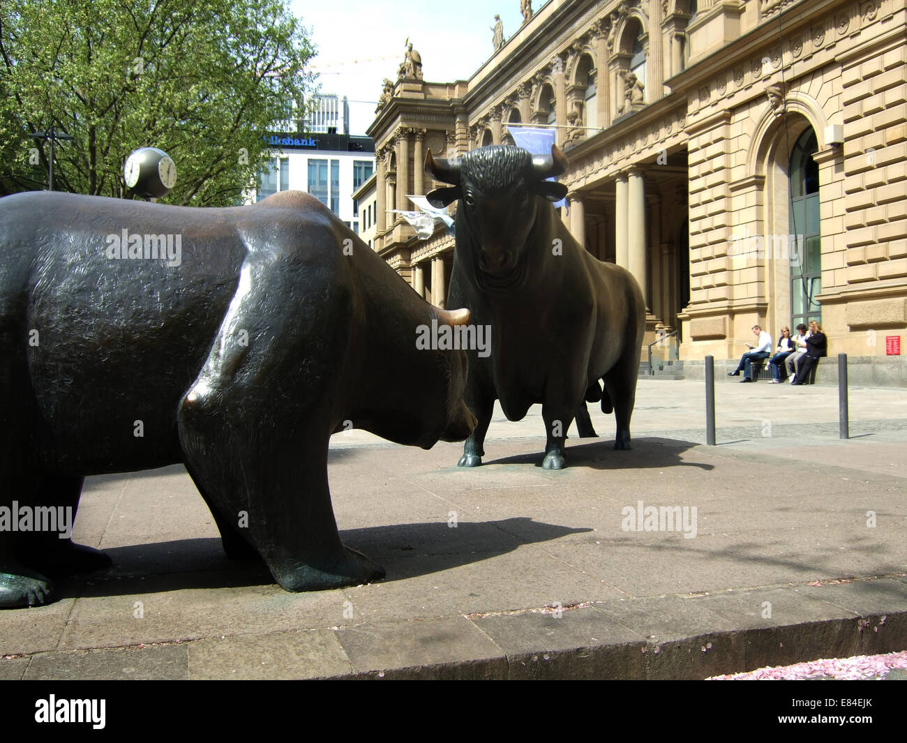 the German stock exchange in Frankfurt am Main Stock Photo - Alamy