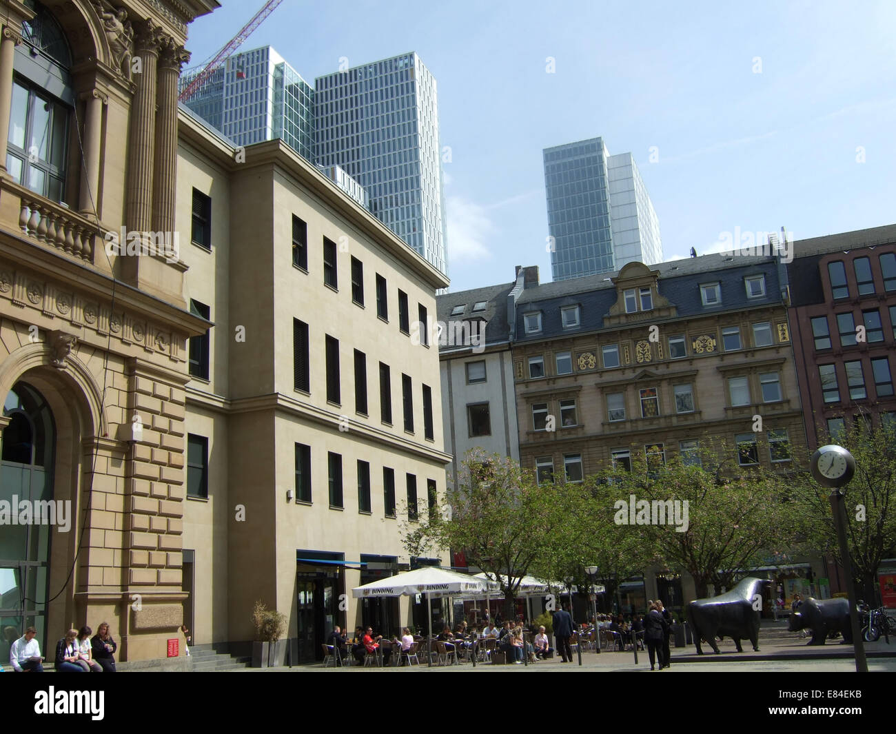 the German stock exchange in Frankfurt am Main Stock Photo - Alamy