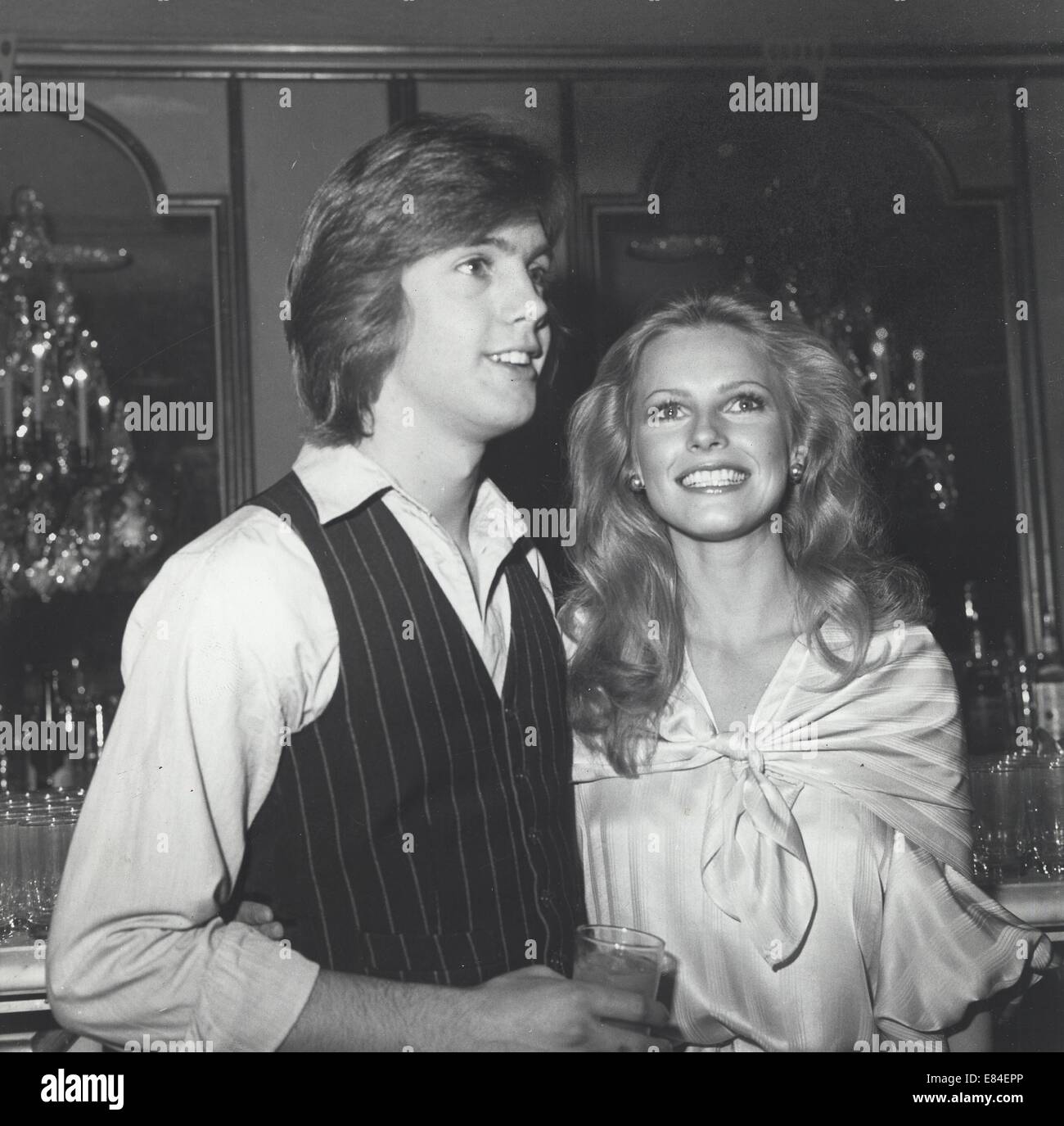 SHAUN CASSIDY with Cheryl Ladd at Press Women's Party.Supplied by ...