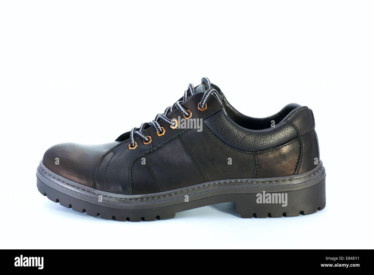 Black boot hi-res stock photography and images - Alamy