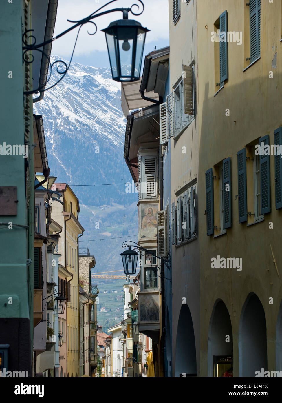 Meran in South Tyrol in Italy in the spring Stock Photo - Alamy