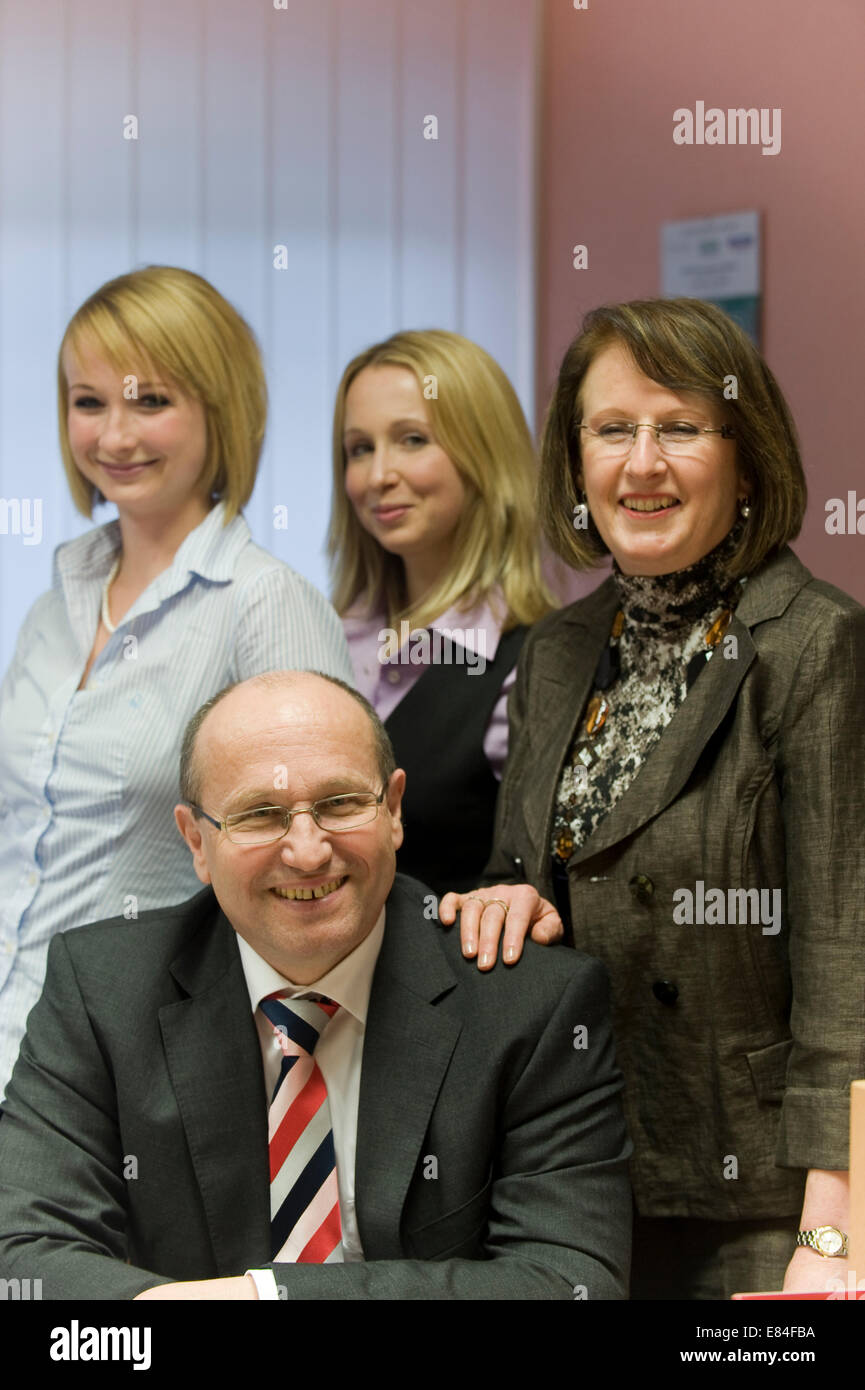 Portrait of the entire office team Stock Photo - Alamy