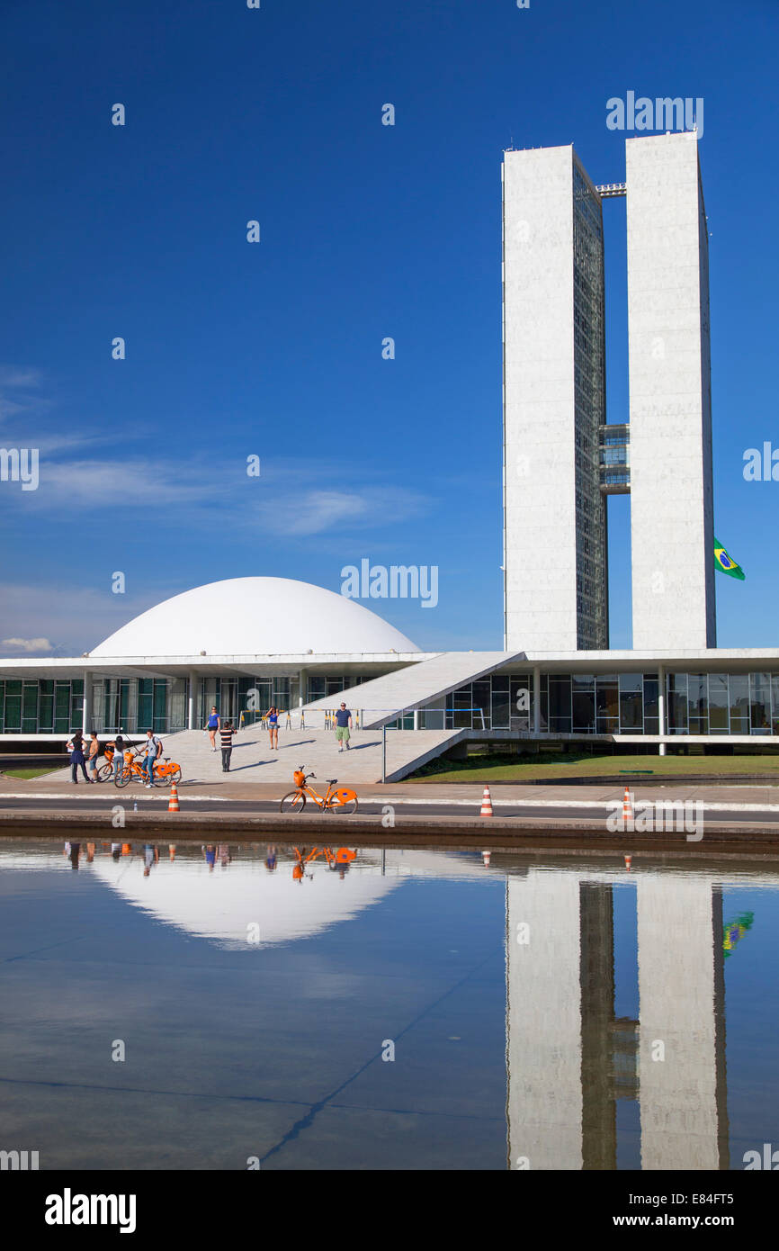 National Congress, Brasilia, Federal District, Brazil Stock Photo - Alamy