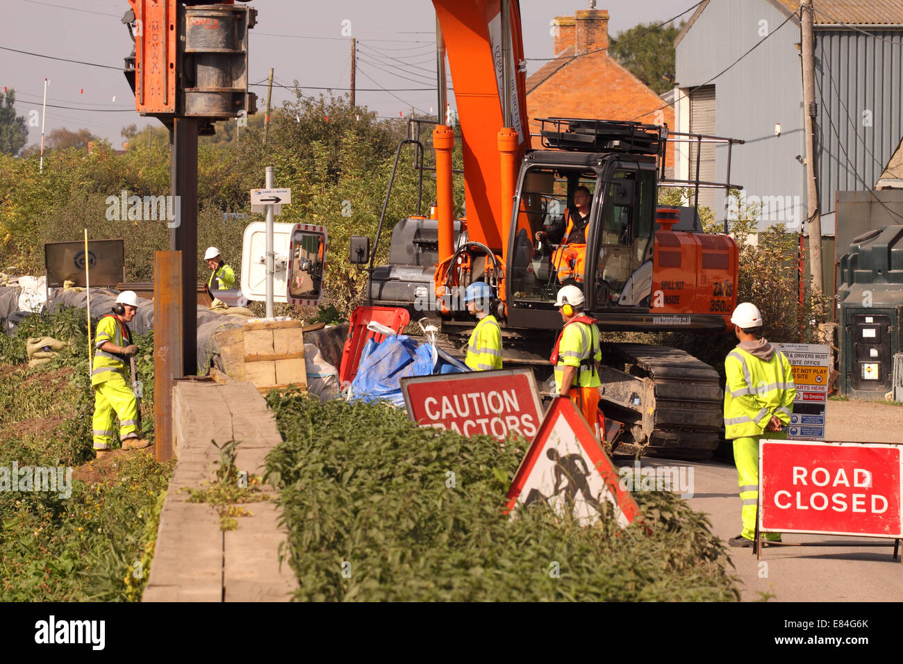 Flood prevention works hi-res stock photography and images - Alamy