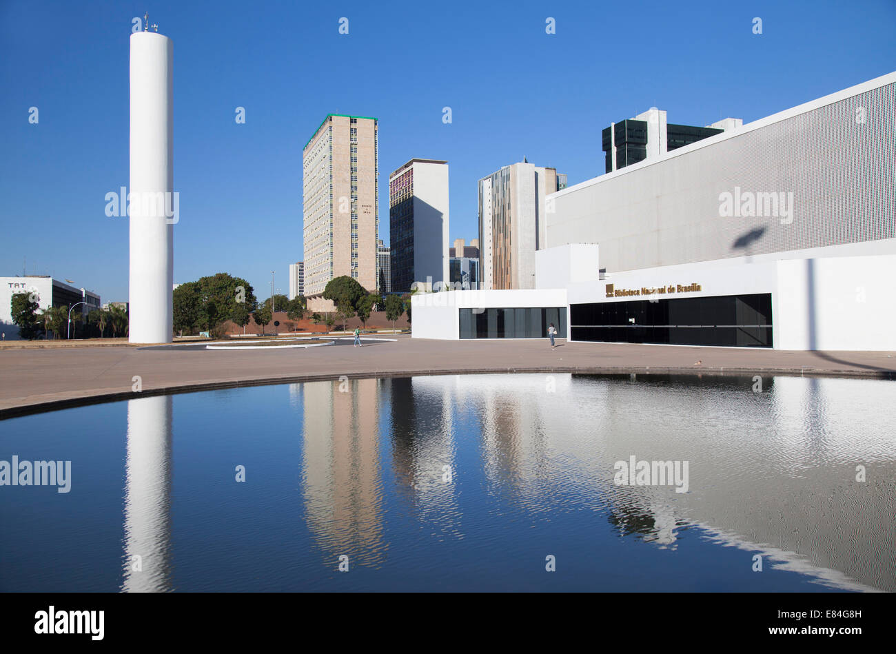 National Library, Brasilia, Federal District, Brazil Stock Photo - Alamy