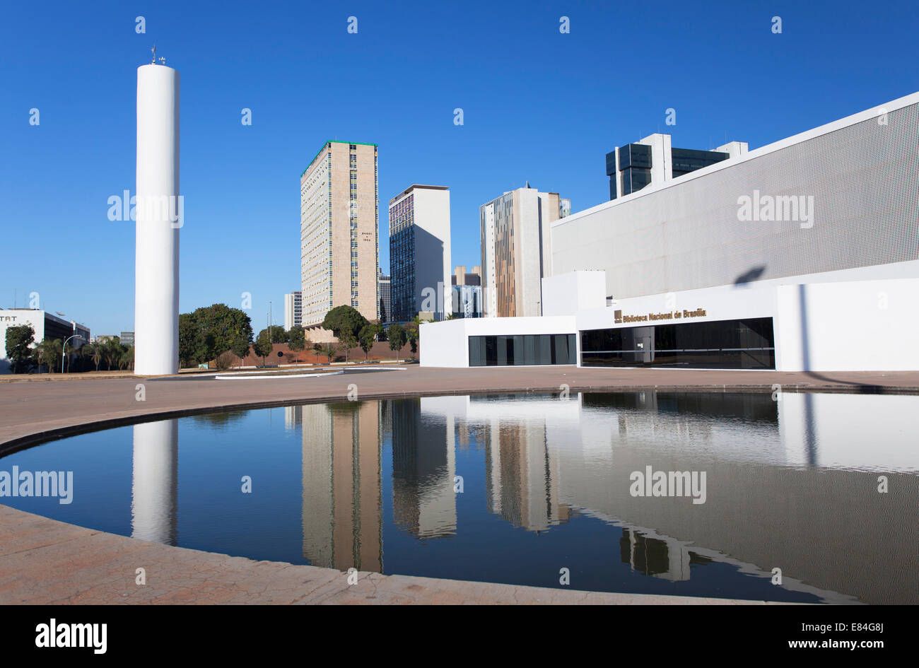 National Library, Brasilia, Federal District, Brazil Stock Photo - Alamy