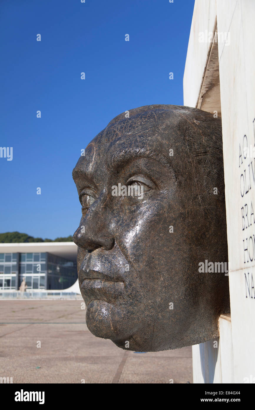 Monument of Juscelino Kubitschek in Three Powers Square, Brasilia ...