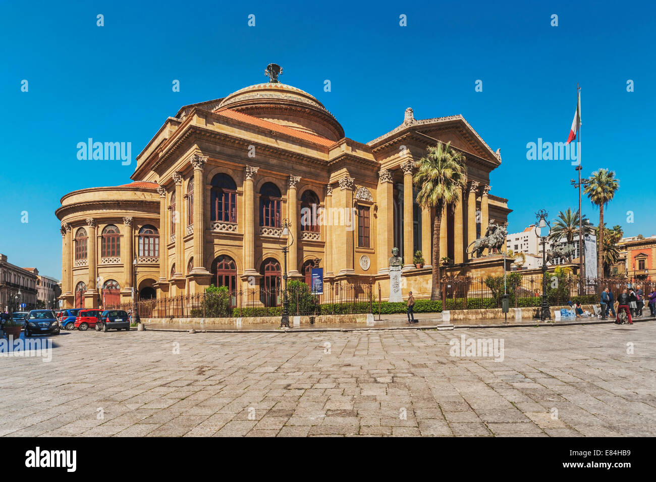 The Teatro Massimo in Palermo is Italy's largest and Europe's third ...