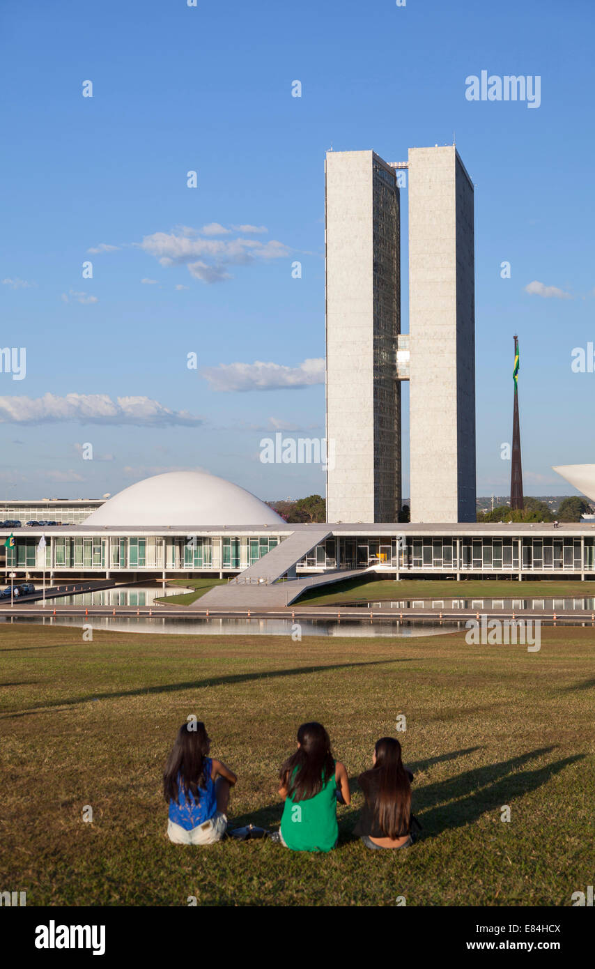 National Congress, Brasilia, Federal District, Brazil Stock Photo - Alamy
