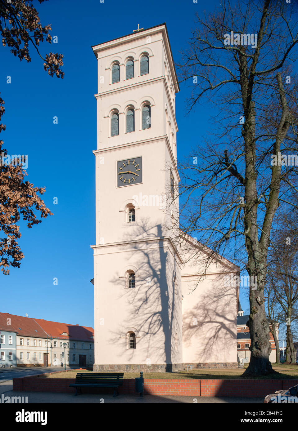 Love the forest, Germany, the neoclassical City Church Liebenwalde by ...