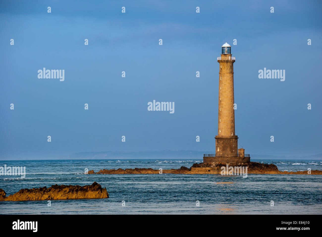 Lighthouse at the Cap de La Hague, Cotentin peninsula, Lower Normandy ...