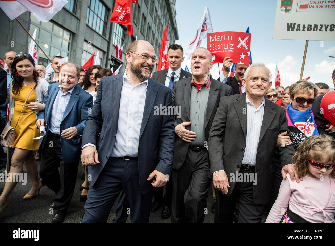 Warsaw, Poland, campaign, rally and demonstration on May 1 in downtown ...