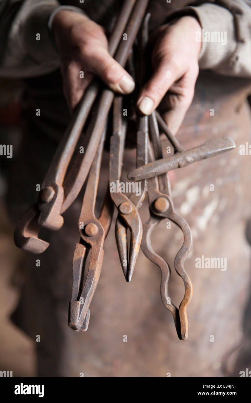 Blacksmiths tools hi-res stock photography and images - Alamy