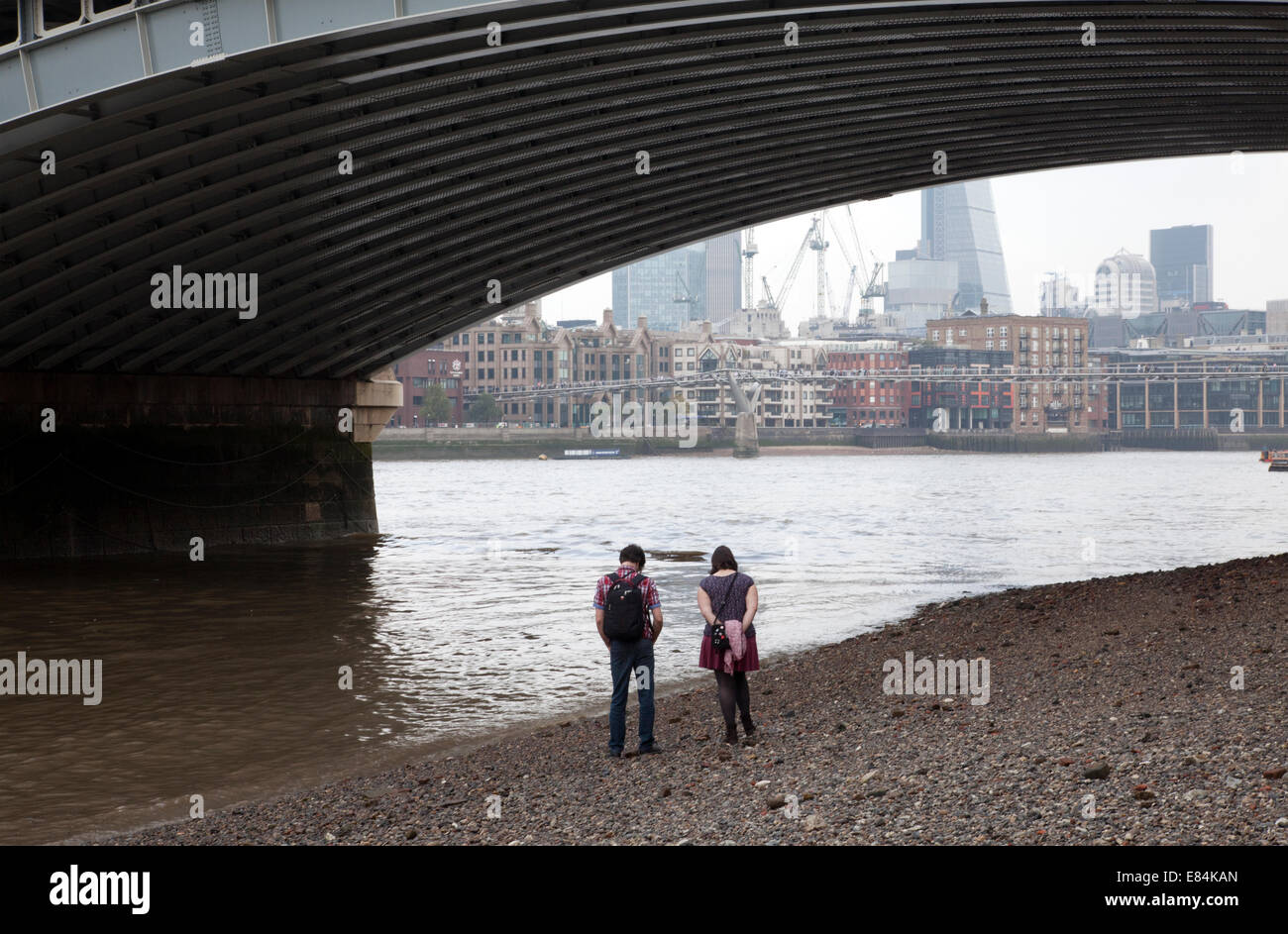 Couple walking by river hi-res stock photography and images - Alamy