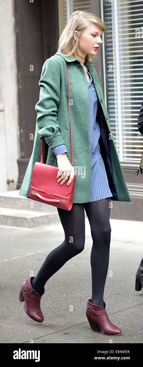 Lily Aldridge and Taylor Swift out and about in Soho Featuring: Lily ...