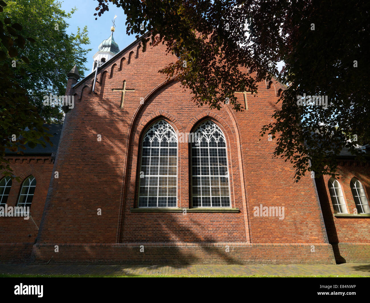 Leer, Germany, the Lutheran Church Stock Photo - Alamy